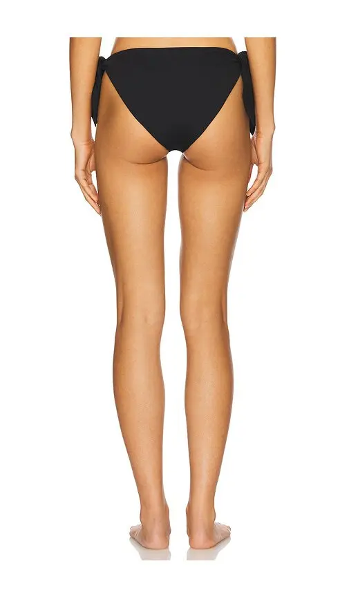 Susana Monaco Adjustable Tie Bottom Bikini - Black