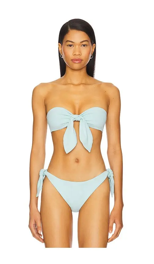 Susana Monaco Removable Tie Bandeau Top - Breathe