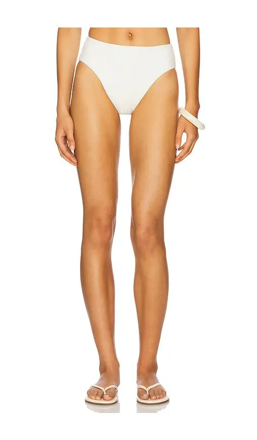 L*Space Eco Ocean Rib Savannah Bikini Bottom - Cream