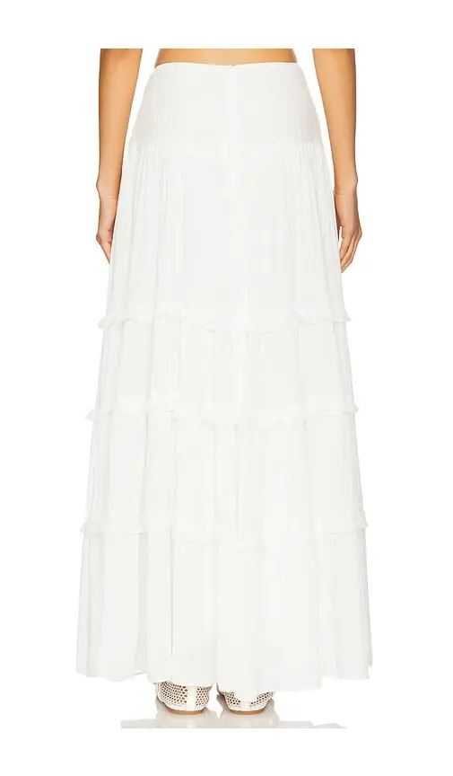 MORE TO COME Harlow Maxi Skirt - White