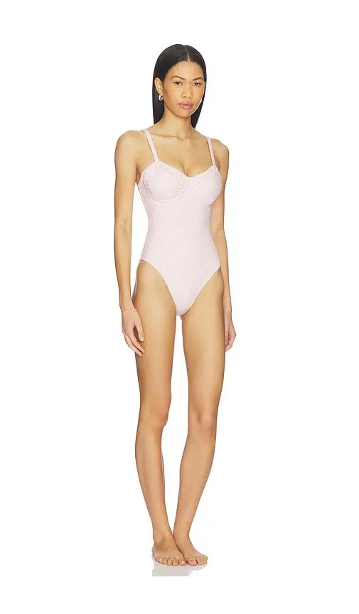 LoveShackFancy Brooksie Swimsuit - Chantilly