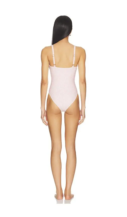 LoveShackFancy Brooksie Swimsuit - Chantilly