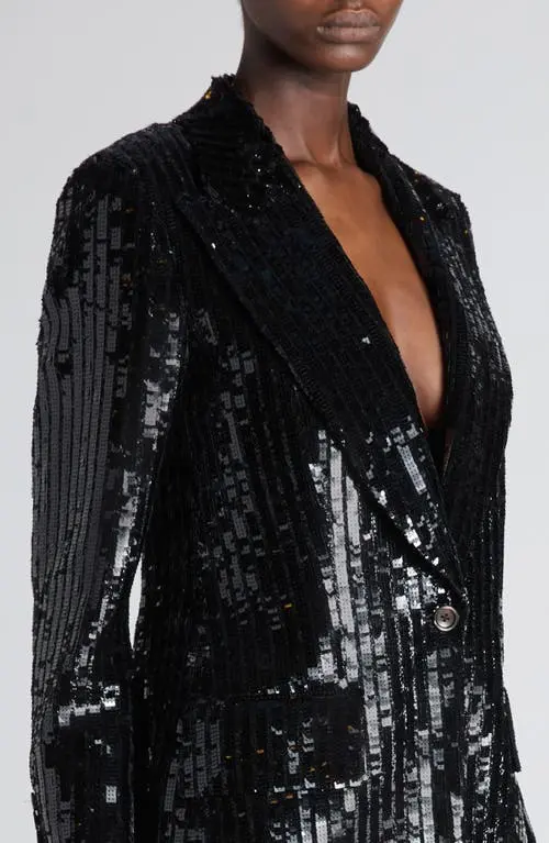 TOM FORD Sequin Striped Blazer