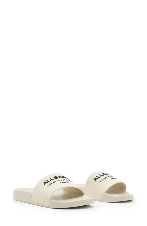 ALLSAINTS Underground Slide Sandal - White
