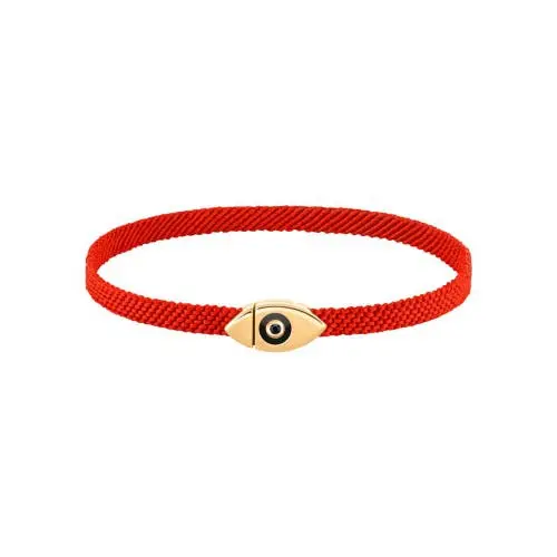 KARMA AND LUCK Evil Eye String Bracelet - Red