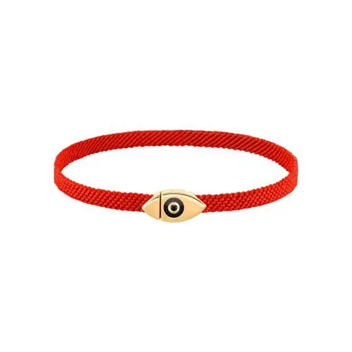 KARMA AND LUCK Evil Eye Red String Bracelet - Red/gold