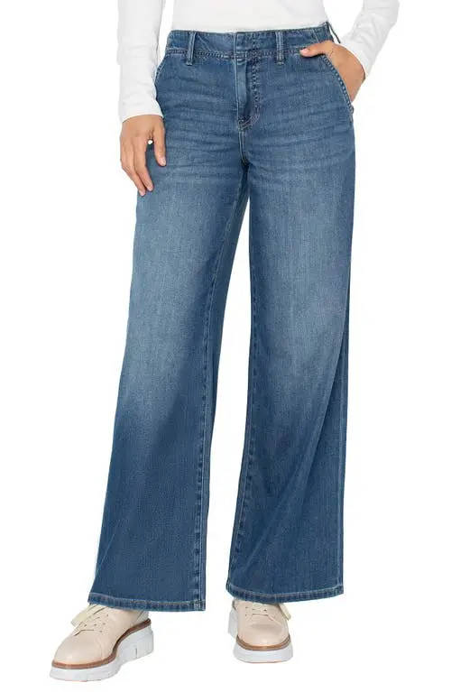LIVERPOOL High-waist Wide-leg Jeans