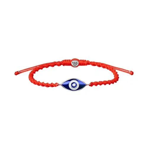 KARMA AND LUCK Red String Evil Eye Charm Bracelet - Red/blue