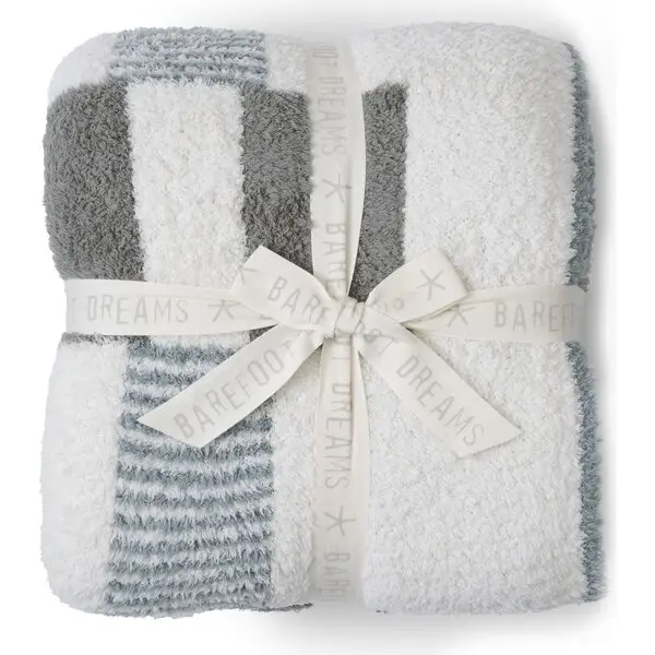 Barefoot Dreams Cozychic® Tile Check Throw Blanket - Eucalyptus Multi