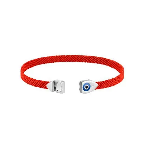 KARMA AND LUCK Evil Eye String Bracelet - Red