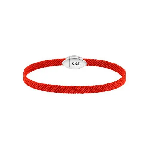 KARMA AND LUCK Evil Eye String Bracelet - Red