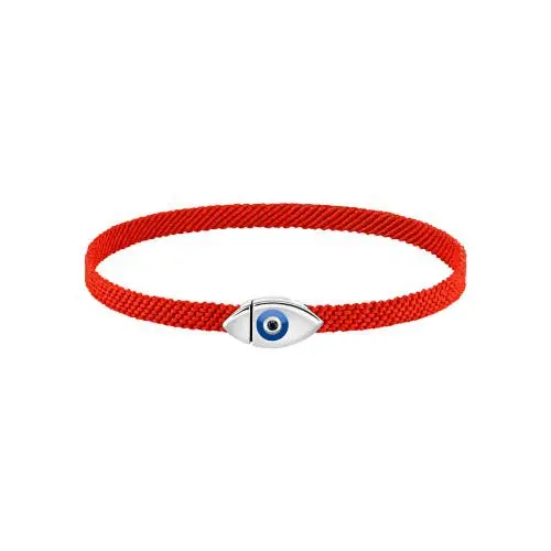 KARMA AND LUCK Evil Eye String Bracelet - Red