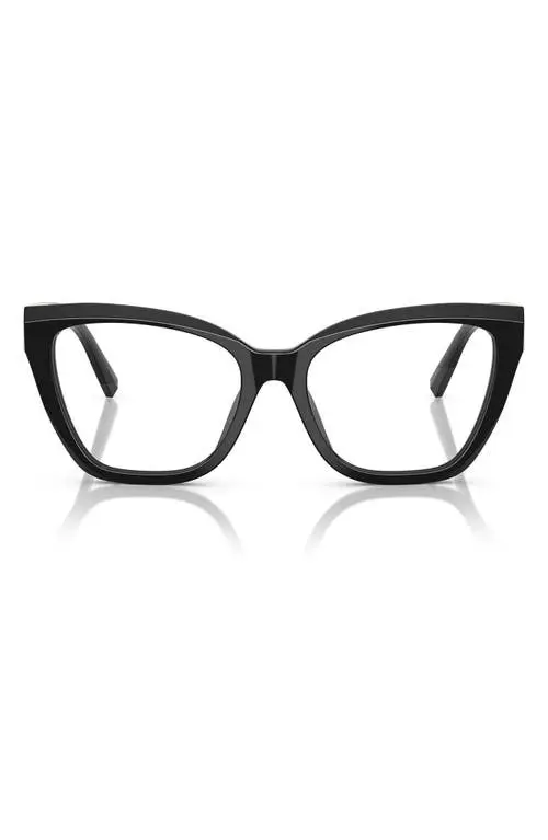 Tiffany & Co. 52mm Cat Eye Eyeglasses - Black/demo Lens
