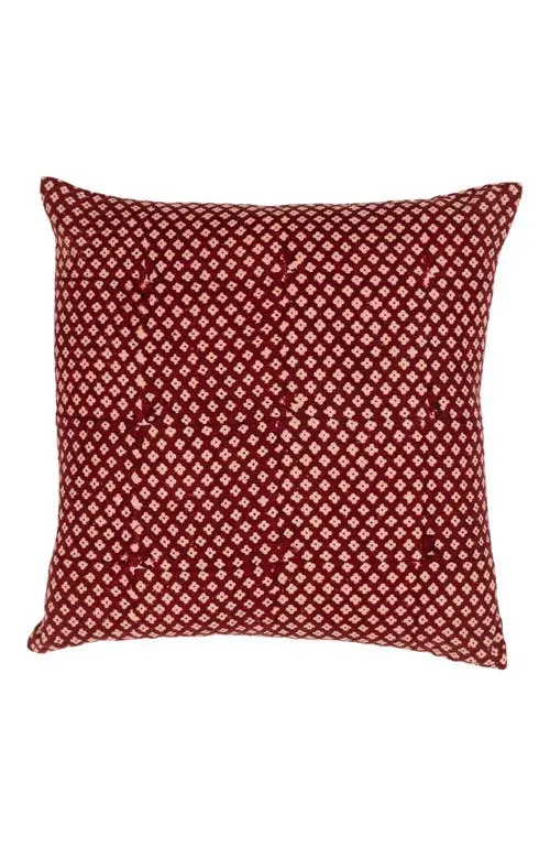 ALAMWAR Clover Decorative Pillow Cover - Plum