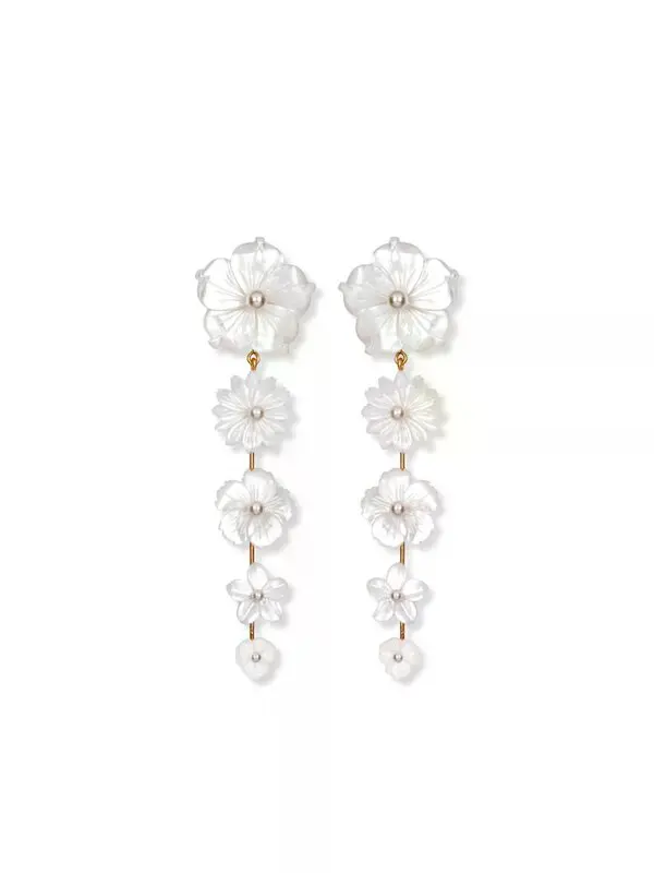 JENNIFER BEHR Hyacinth Earrings - White