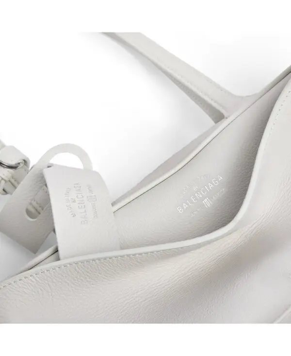 Balenciaga Carrie Bowling Bag - White