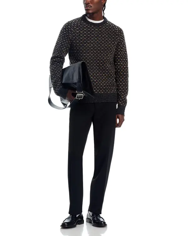 LES DEUX Como Regular Fit Suit Pants - Black