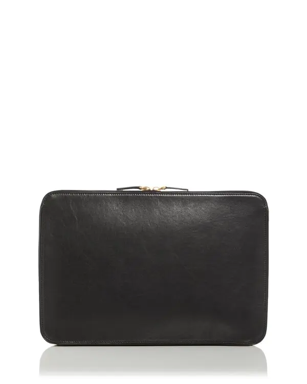 Valentino Garavani Vlogo Leather Document Case
