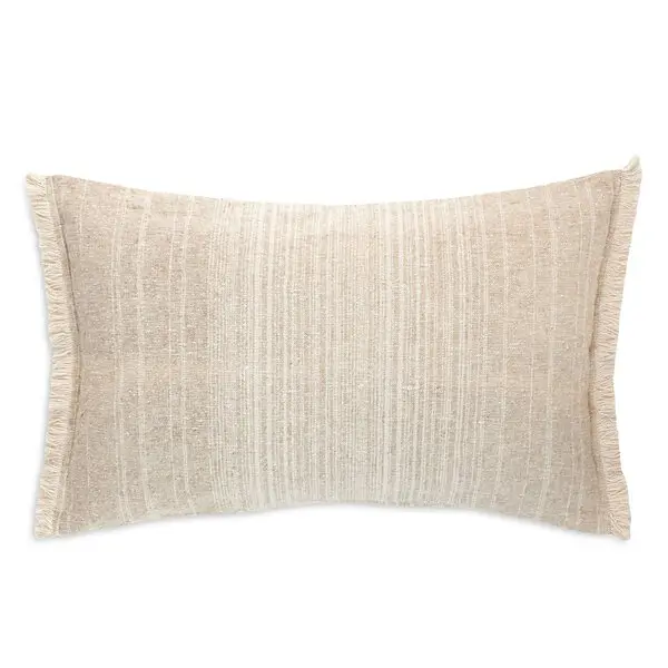 ANNIE SELKE Oliver Ombre Decorative Pillow Cover, Lumbar - Natural