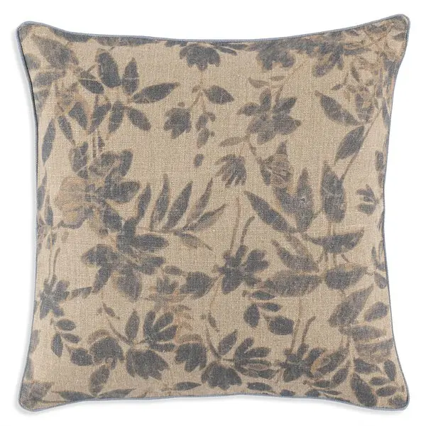ANNIE SELKE Sienna Linen Decorative Pillow Cover - Denim