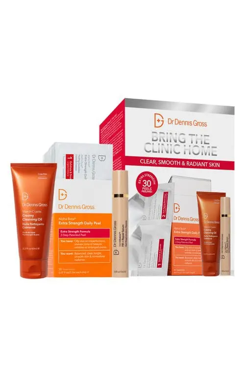 DR. DENNIS GROSS SKINCARE Bring The Clinic Home Alpha Beta® Extra Strength Daily Peel Kit $146 Value - No Color