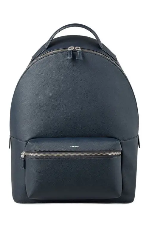 Sandro Leather Backpack - Fonte