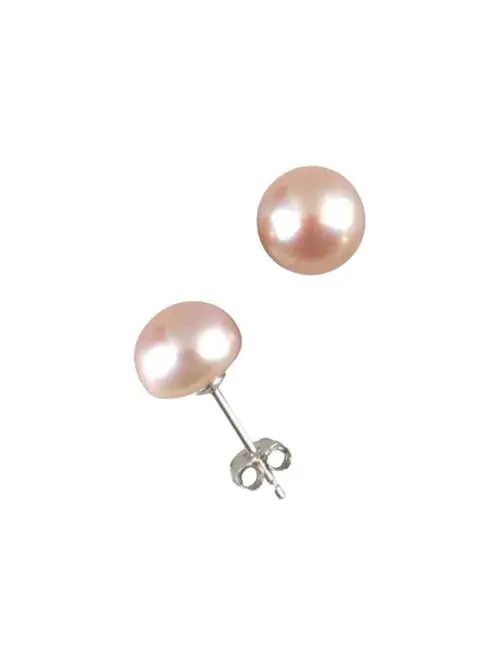 HOLLYWOOD SENSATION Pearl Stud Earrings - Champagne