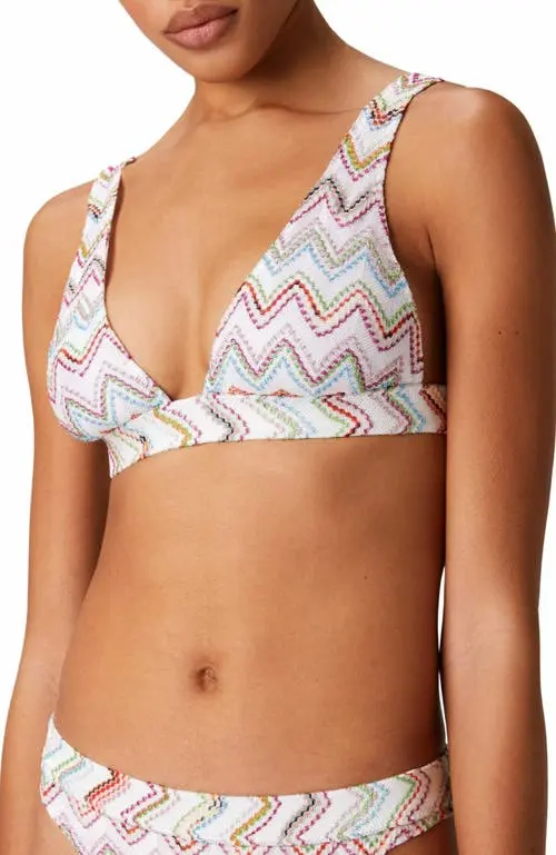 Missoni 3d Lamé Zigzag Bikini - Multicoloured