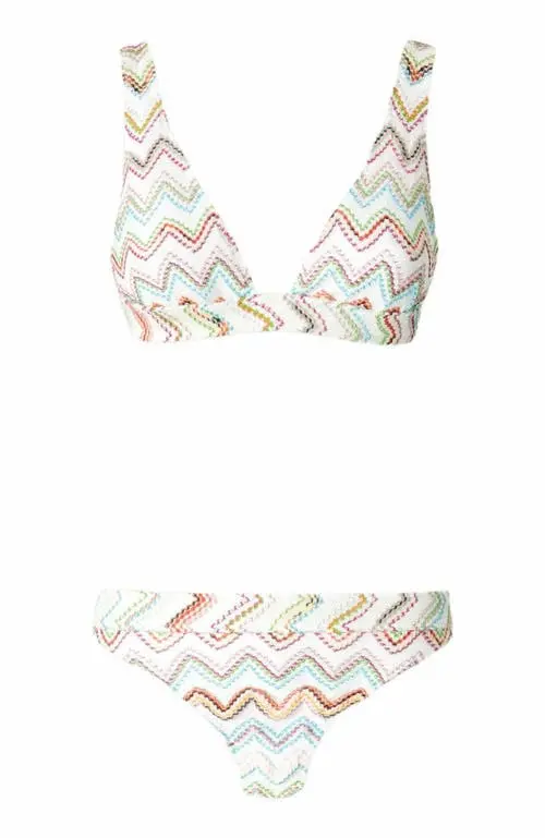 Missoni 3d Lamé Zigzag Bikini - Multicoloured