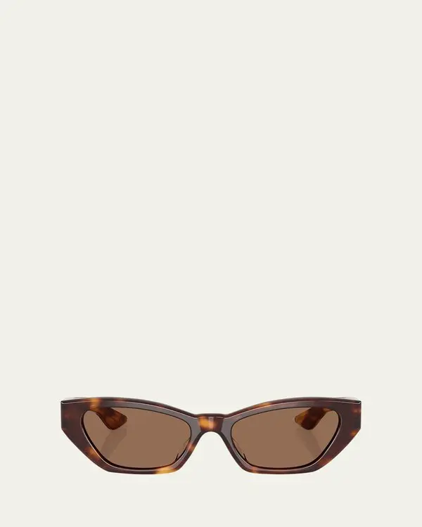 KHAITE X OLIVER PEOPLES 1961c Cat-eye Sunglasses - Brown
