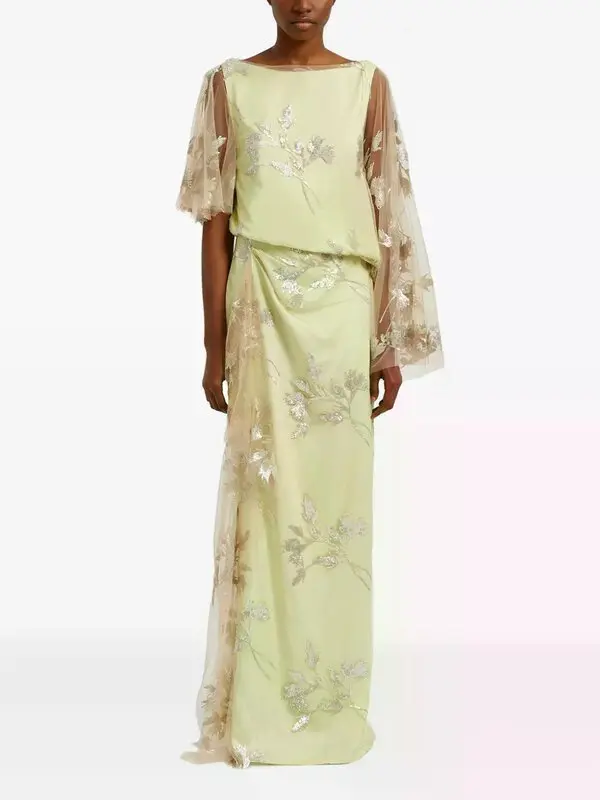 Erdem Short-sleeved Draped Dress