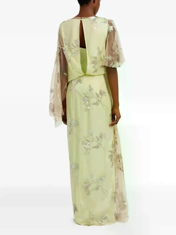 Erdem Short-sleeved Draped Dress