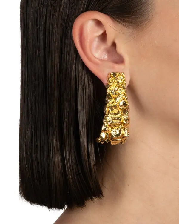 Alexis Bittar Brutalist Hoop Earrings