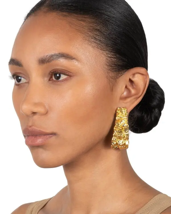 Alexis Bittar Brutalist Hoop Earrings