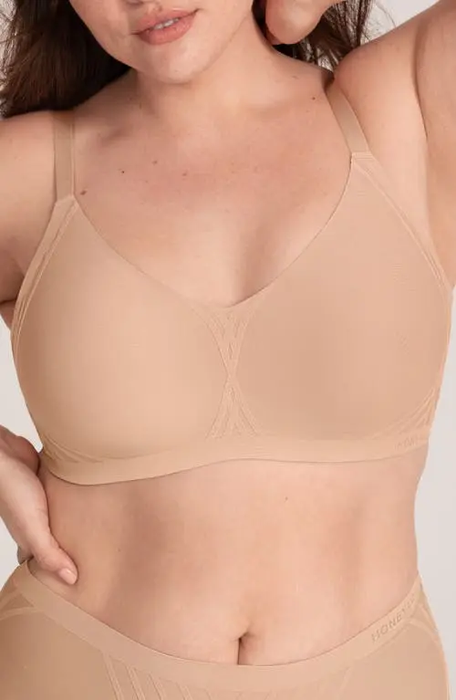 HONEYLOVE Silhouette Wireless Bra - Sand
