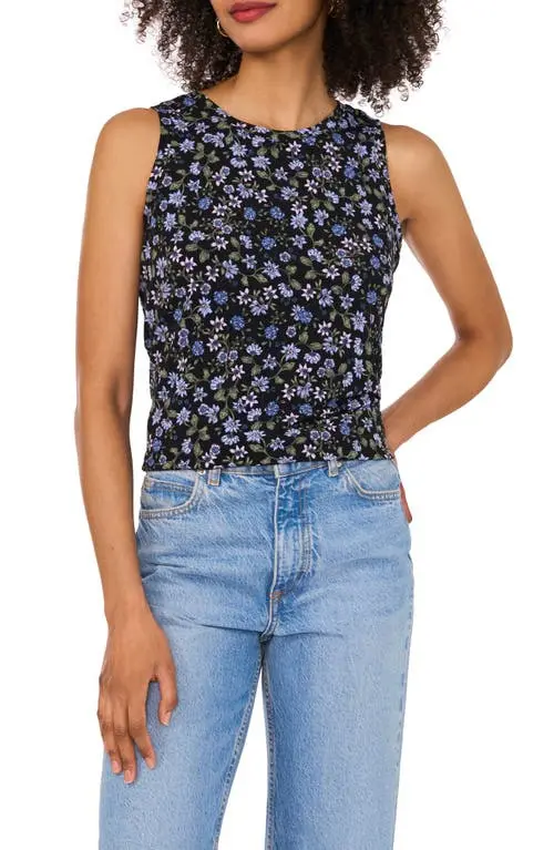 Vince Camuto Floral Keyhole Tank - Frozen