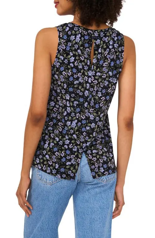 Vince Camuto Floral Keyhole Tank