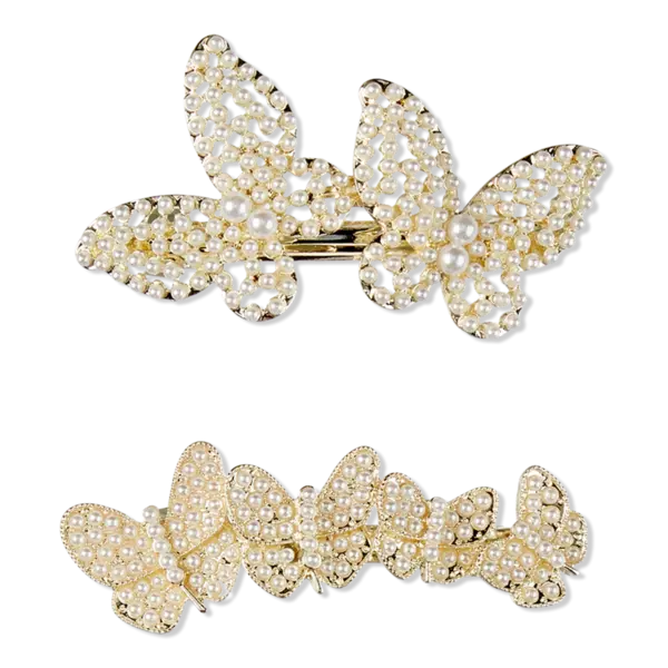 SCUNCI Butterfly Barrettes