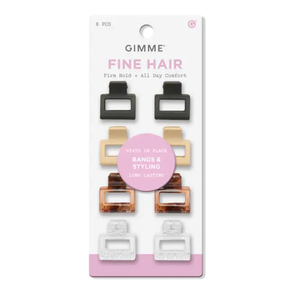GIMME BEAUTY Small Square Claw Clips - One-color