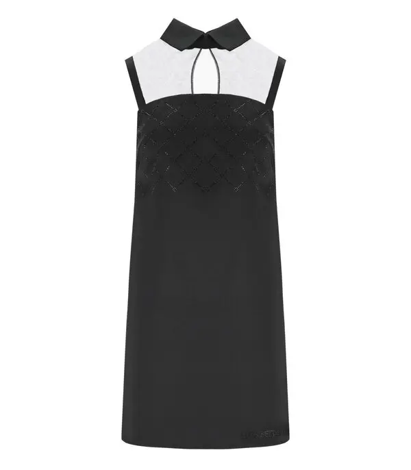 Elisabetta Franchi Rhinestone Mini Dress