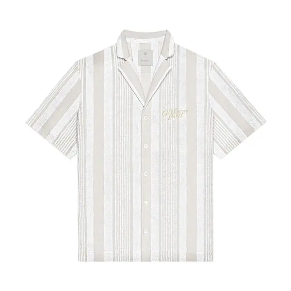 Givenchy Striped Short-sleeve Shirt