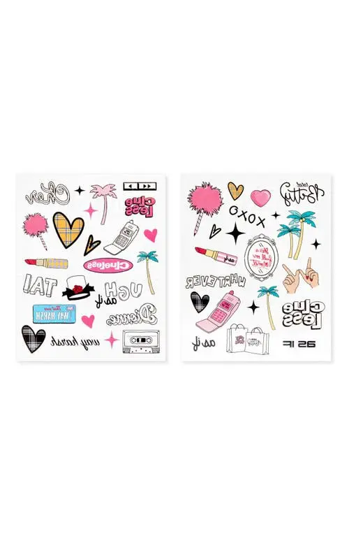 INKED BY DANI Clueless As If Temporary Tattoos - Multi