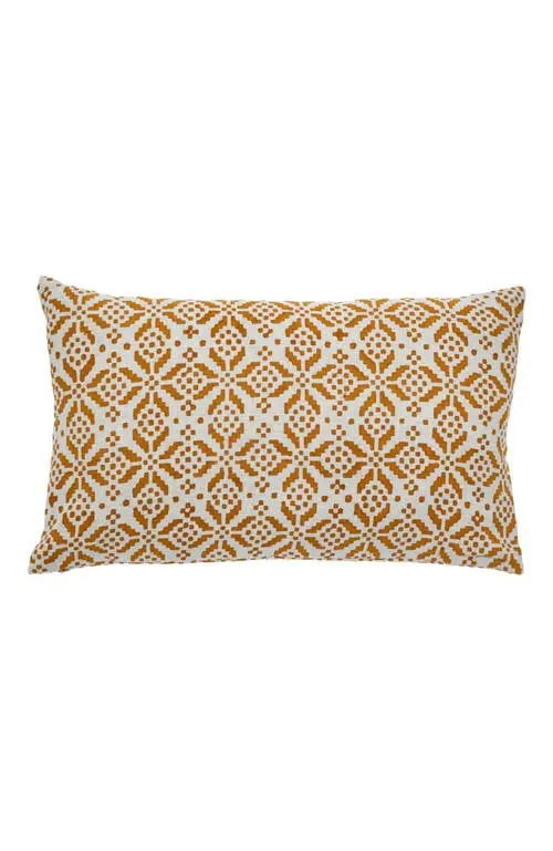ALAMWAR Kodava Pillow Cover - Ochre