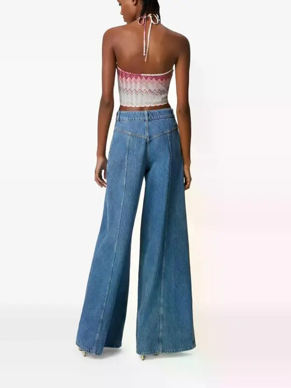 Missoni Zigzag-knit Halterneck Top