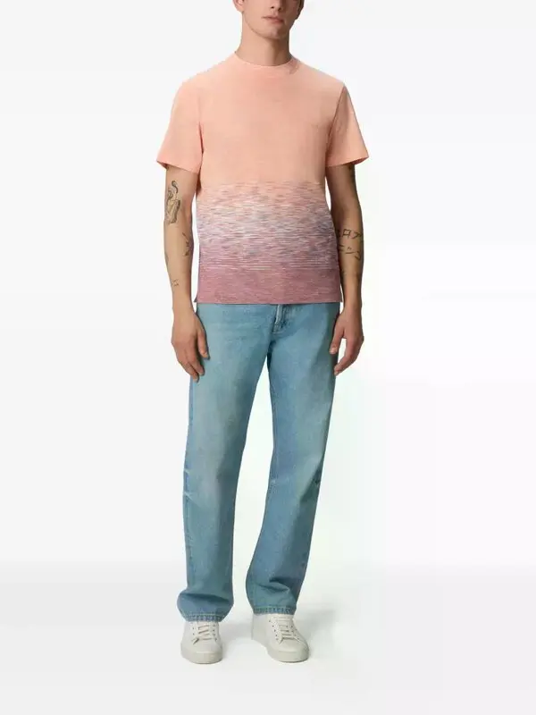 Missoni Intarsia-knit T-shirt - Orange