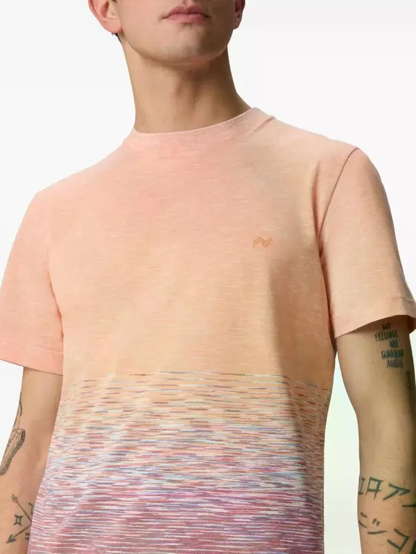 Missoni Intarsia-knit T-shirt - Orange