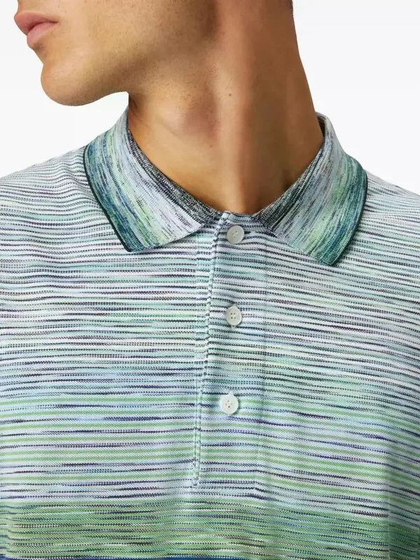 Missoni Striped Cotton Polo Shirt