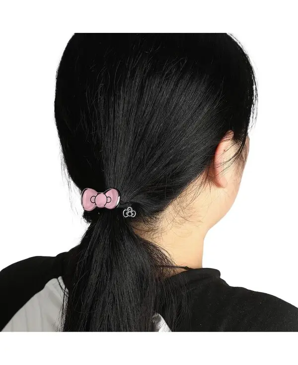 HELLO KITTY Character And Bow Hair Tie Set