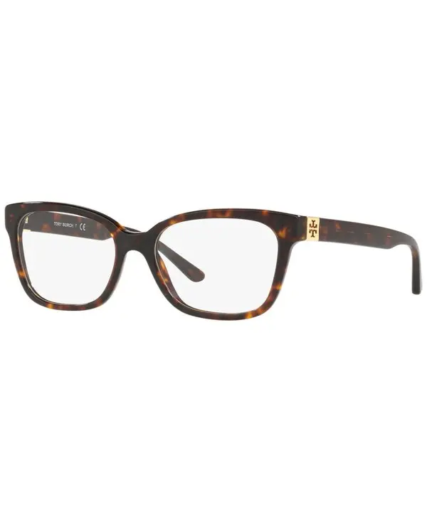 Tory Burch Square Eyeglasses - Dark Tort