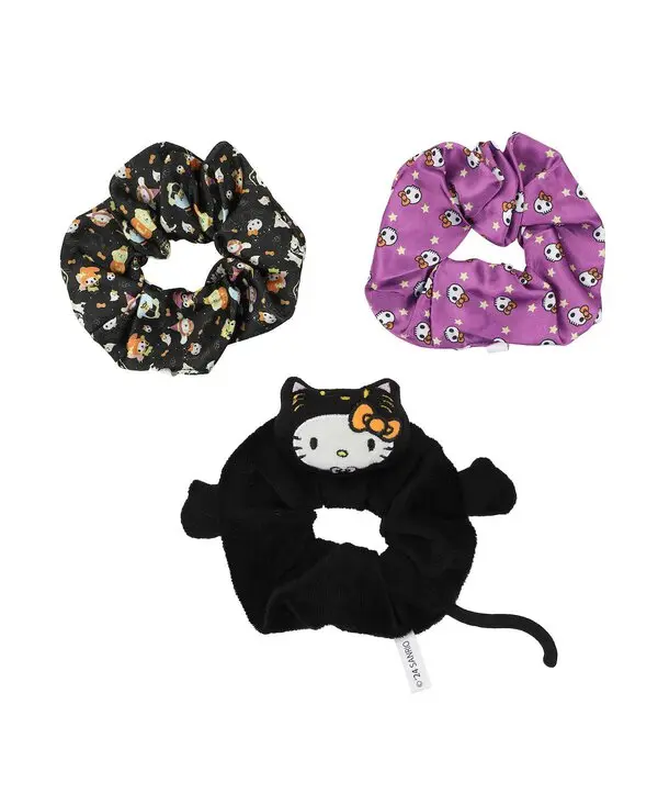 HELLO KITTY Friends Halloween Scrunchie Set - Hsr 6-piece Halloween